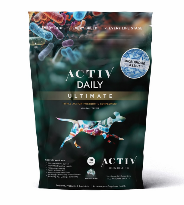 Activ Daily – ULTIMATE. Triple Action Postbiotic Supplement – Activ Dog ...